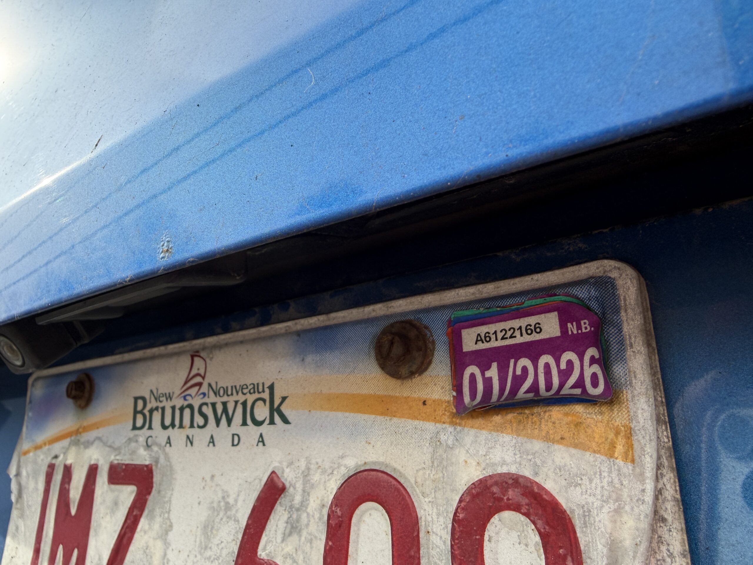 N.B. governments moves to eliminate motor vehicle stickers – CHCO TV26